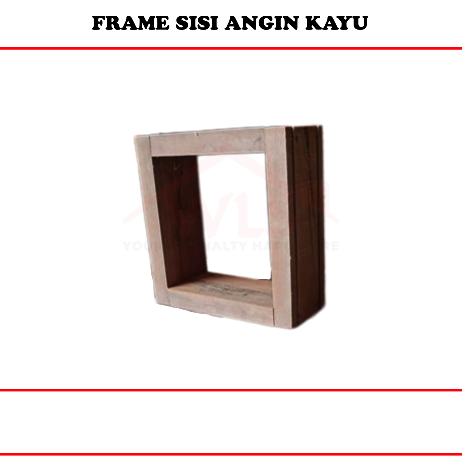 FRAME SISI ANGIN KAYU