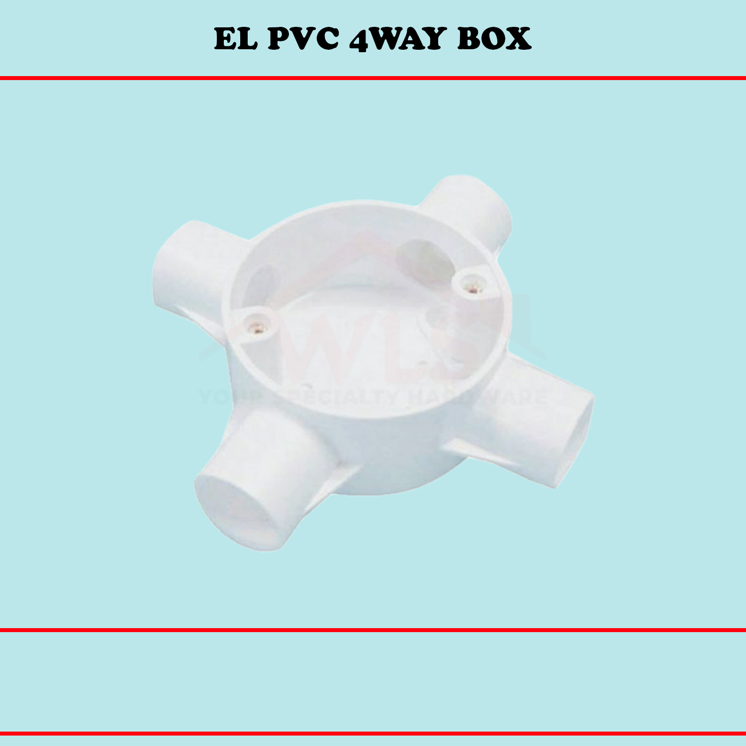 EL PVC 4WAY BOX