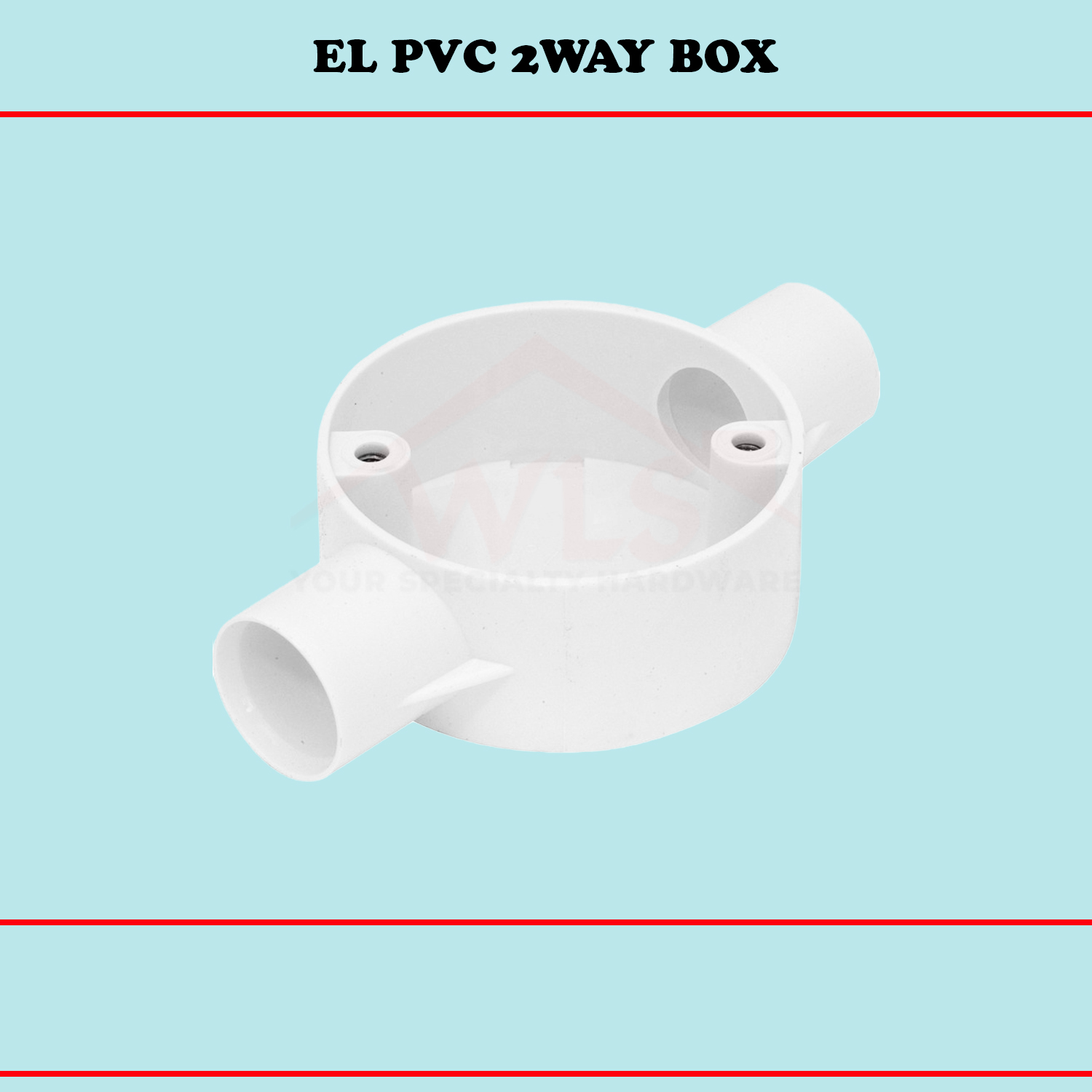 EL PVC 2WAY BOX