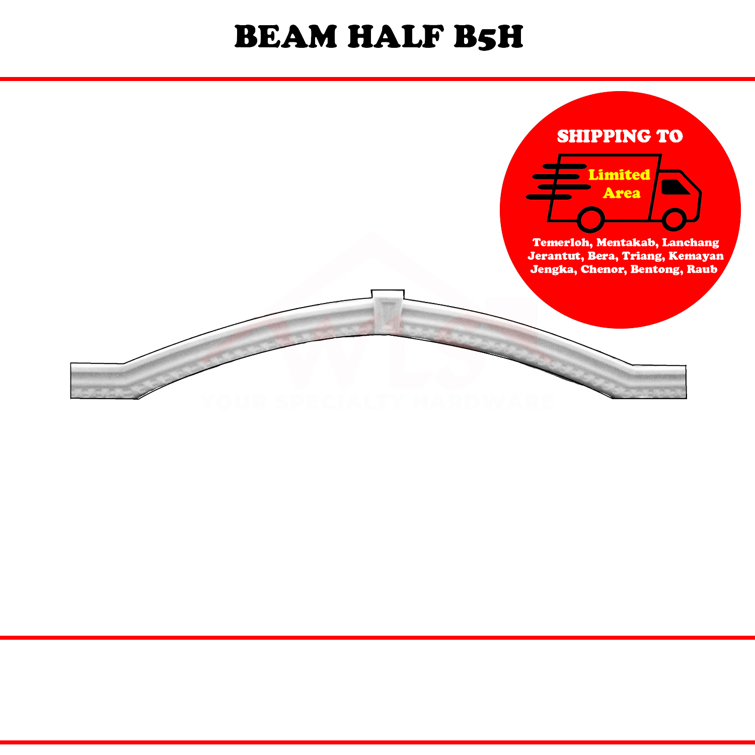 BEAM HALF B5H