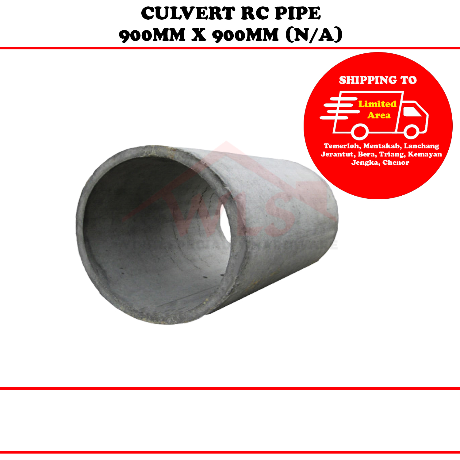 CULVERT RC PIPE 900MM X 900MM (N/A)