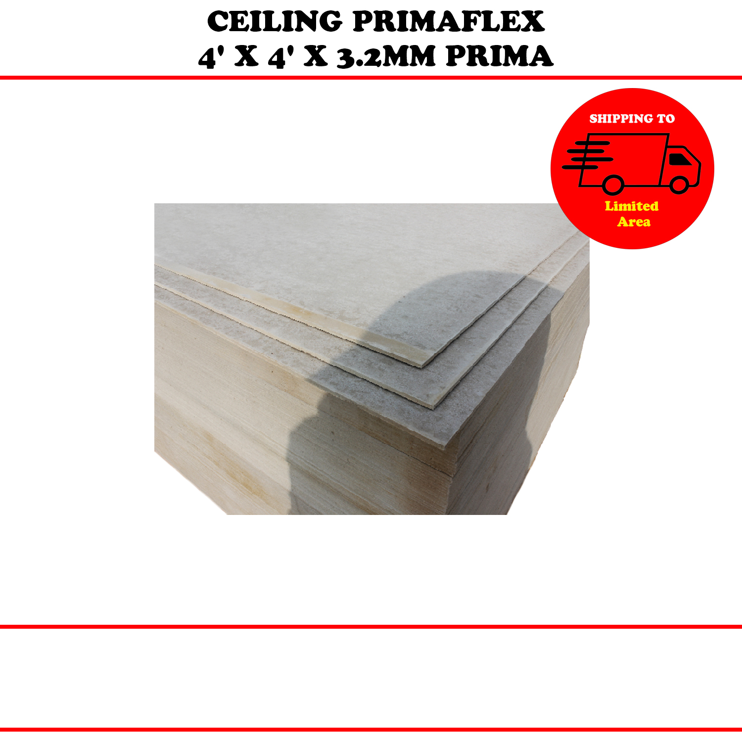 CEILING PRIMAFLEX 4' X 4' X 3.2MM PRIMA