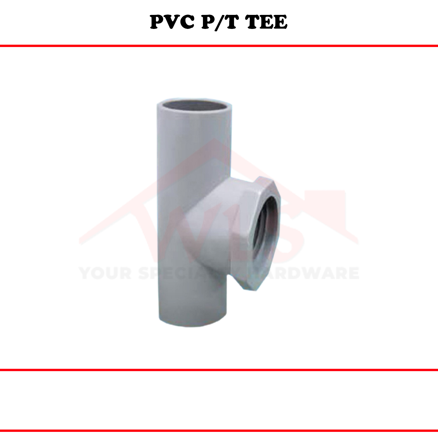 PVC P/T TEE 15MM