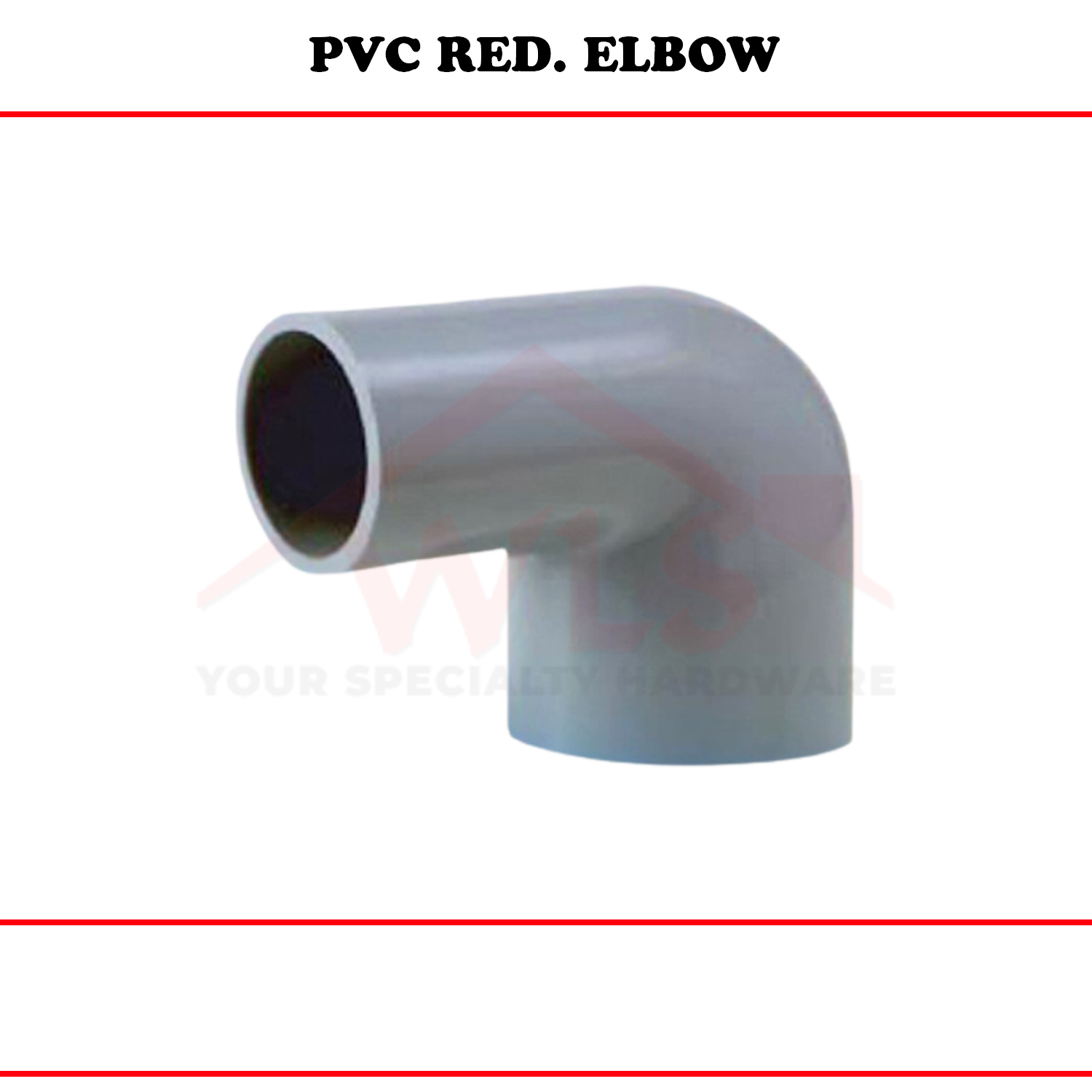 PVC RED. ELBOW C/D