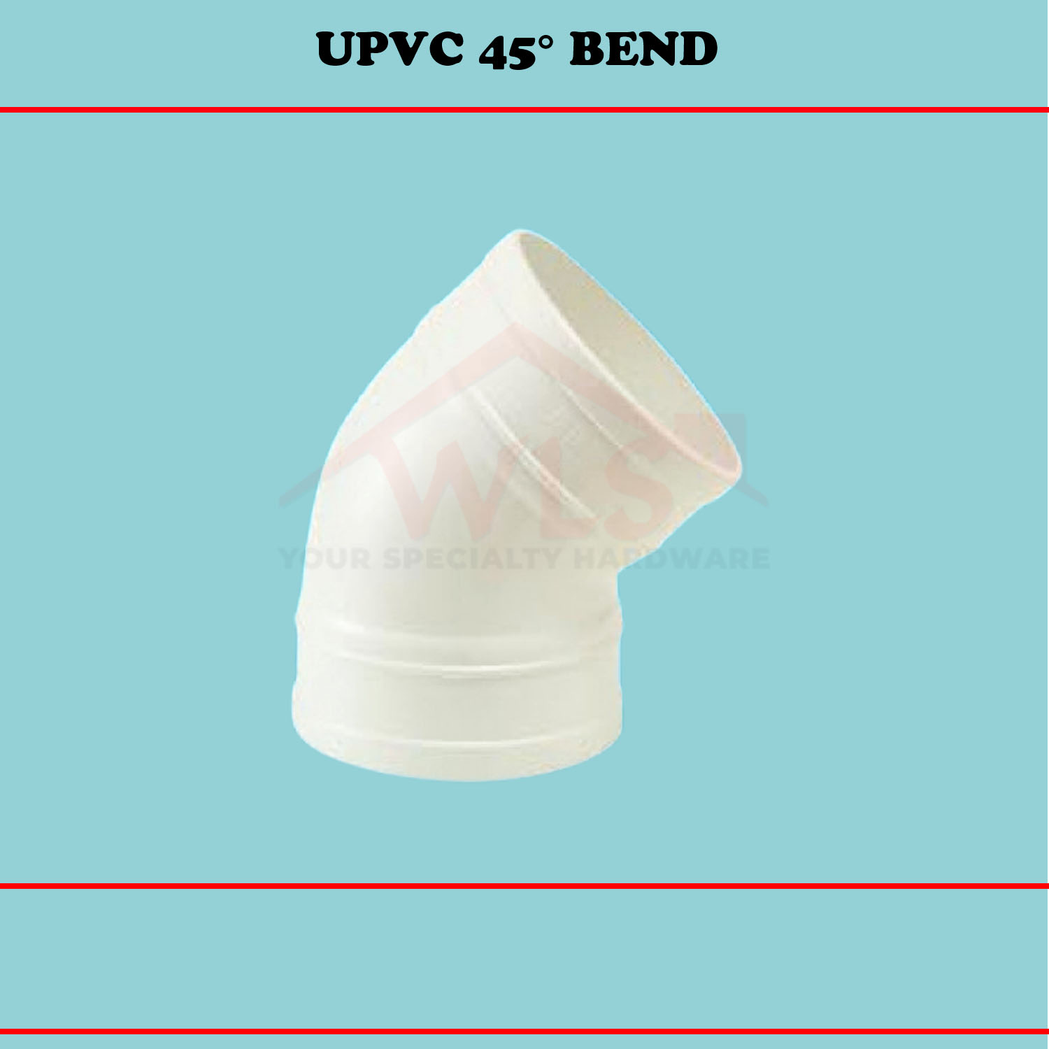 UPVC 45° BEND