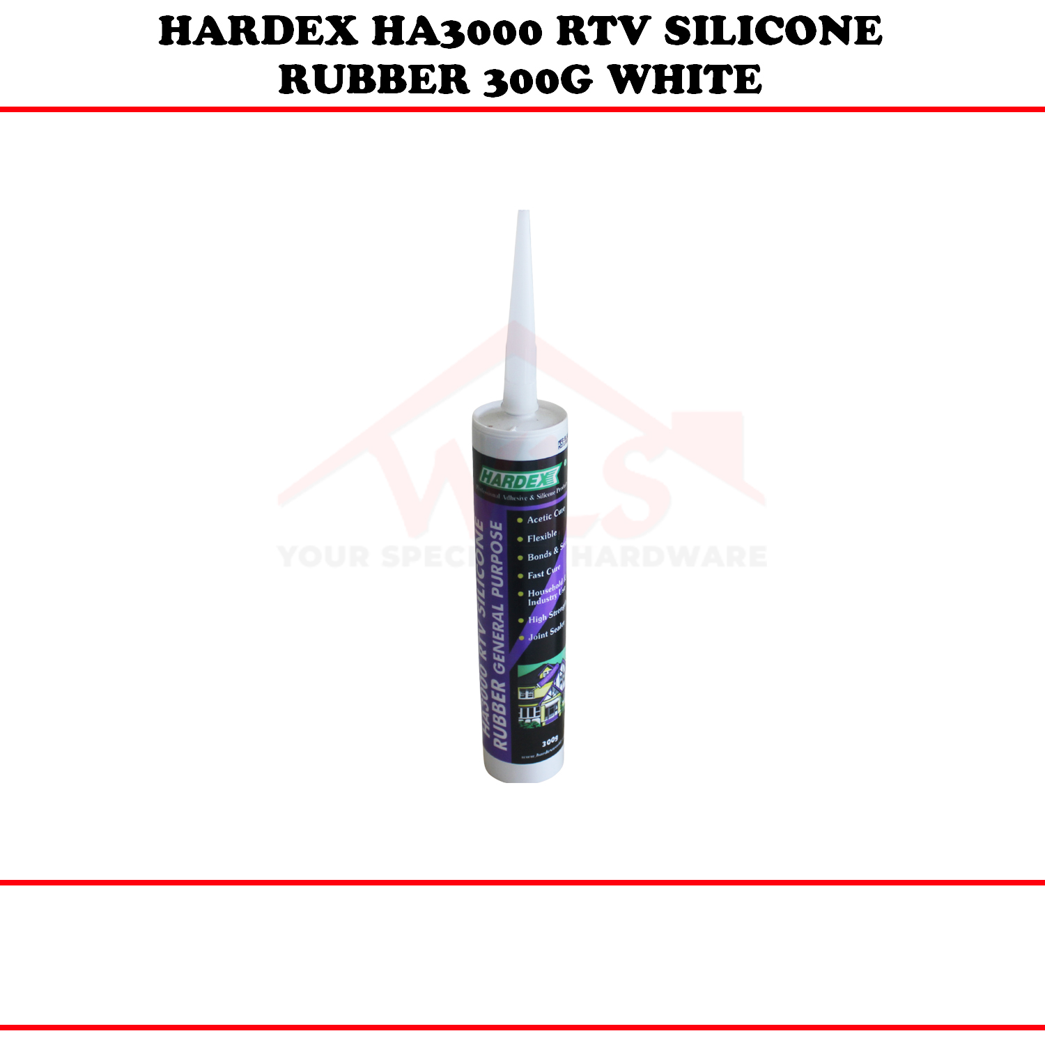 HARDEX HA3000 RTV SILICONE RUBBER 300G WHITE