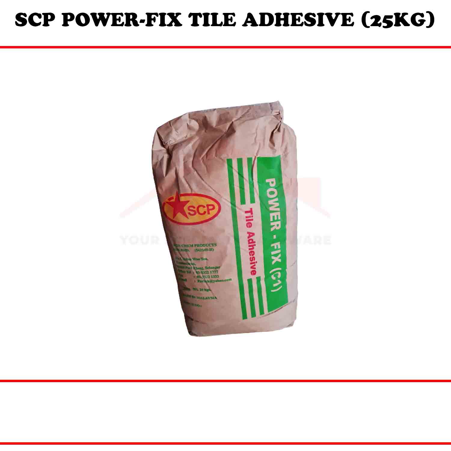 SCP POWER-FIX TILE ADHESIVE (25KG)
