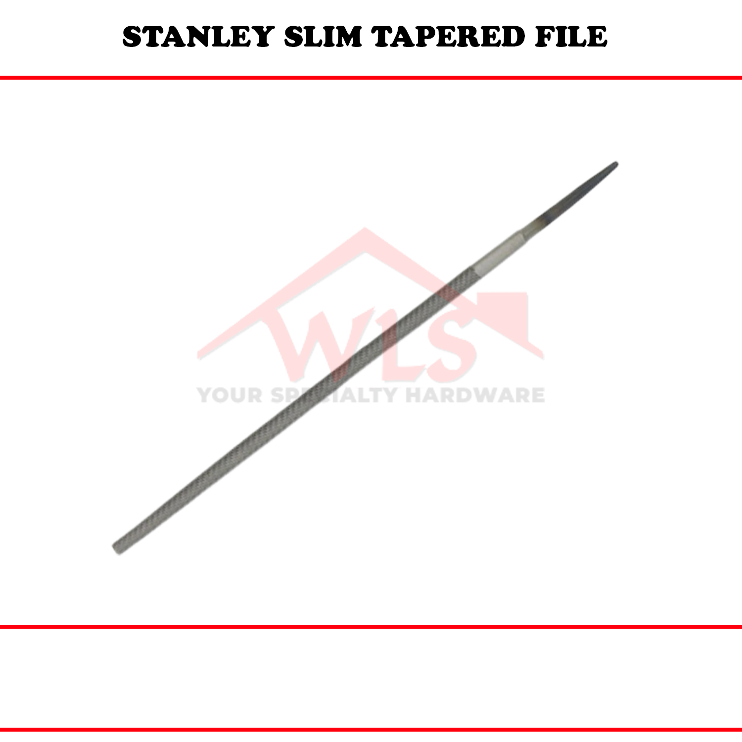 STANLEY SLIM TAPERED FILE