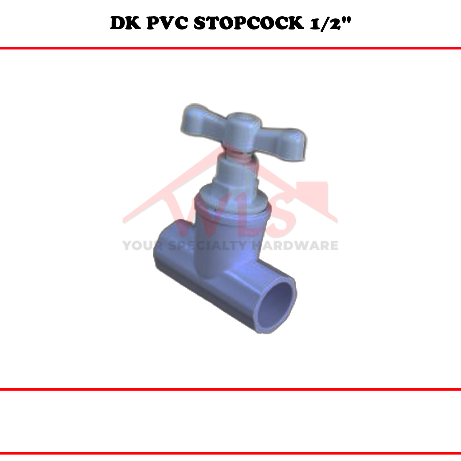 DK PVC STOPCOCK 1/2"