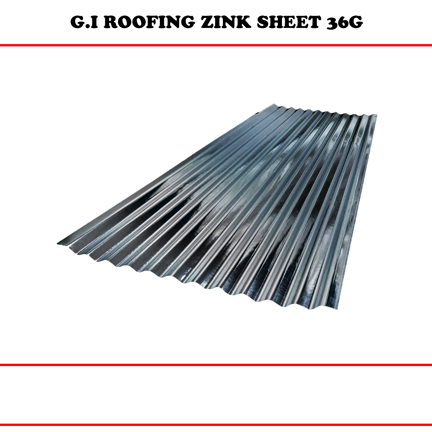 G.I ROOFING ZINK SHEET 36G