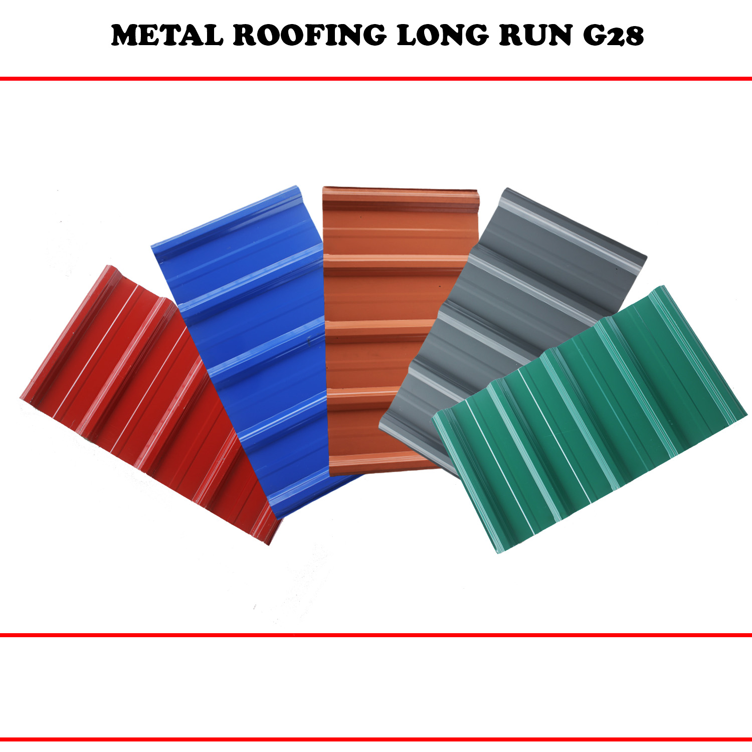METAL ROOFING LONG RUN G28 (1FT)
