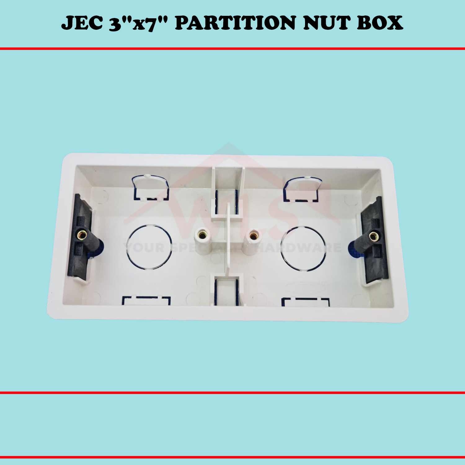 JEC 3''x7'' PARTITION NUT BOX